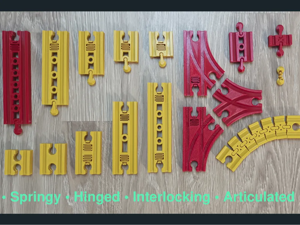 Infinity tracks - springy and hinged connectors by Adrian Ionescu ...