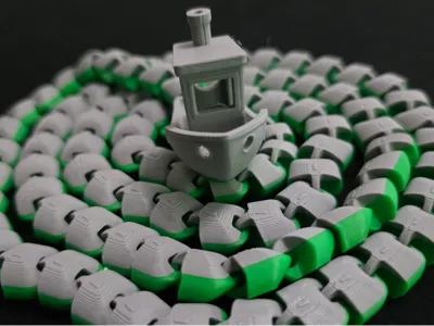 Benchy Snake - 5ft long - all printers by smigi MakerWorld: Download ...