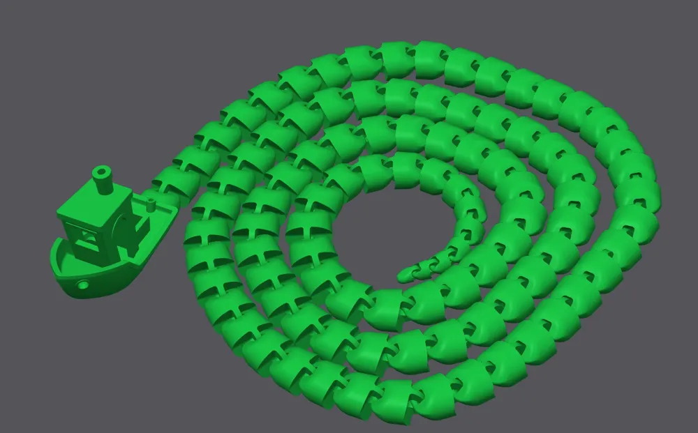 Benchy Snake - 5ft long - all printers by smigi MakerWorld: Download ...