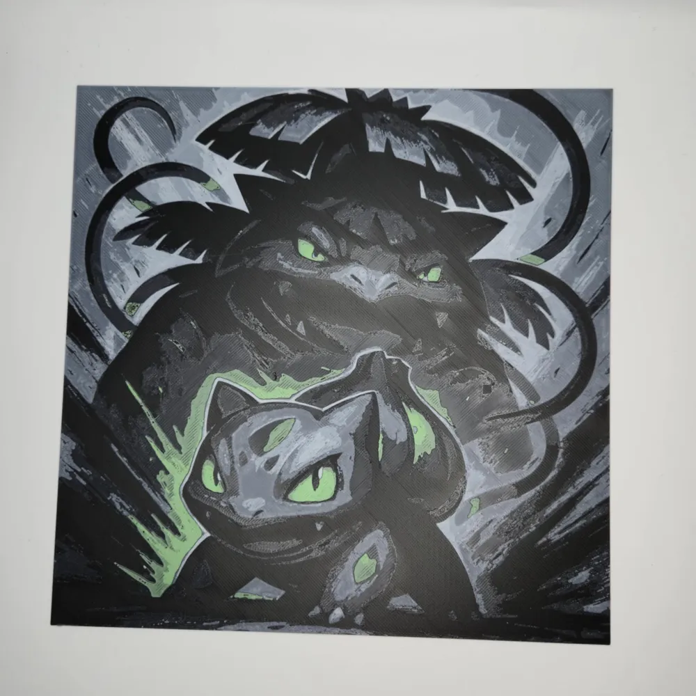 Bulbasaur & Venusaur Evolution Hueforge by LoFi Layers MakerWorld ...