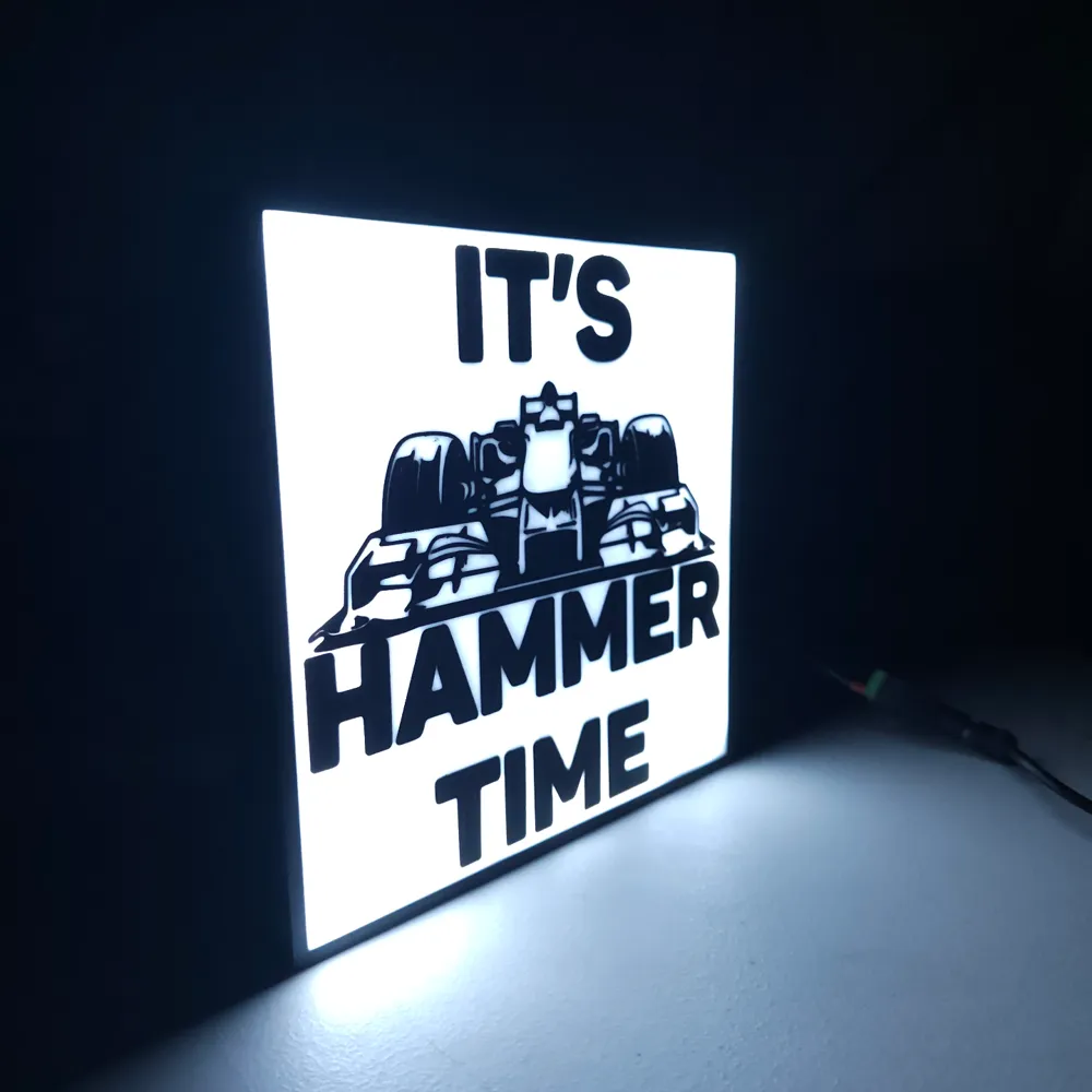 F1 - HAMMER TIME LAMP by lrcustoms - MakerWorld