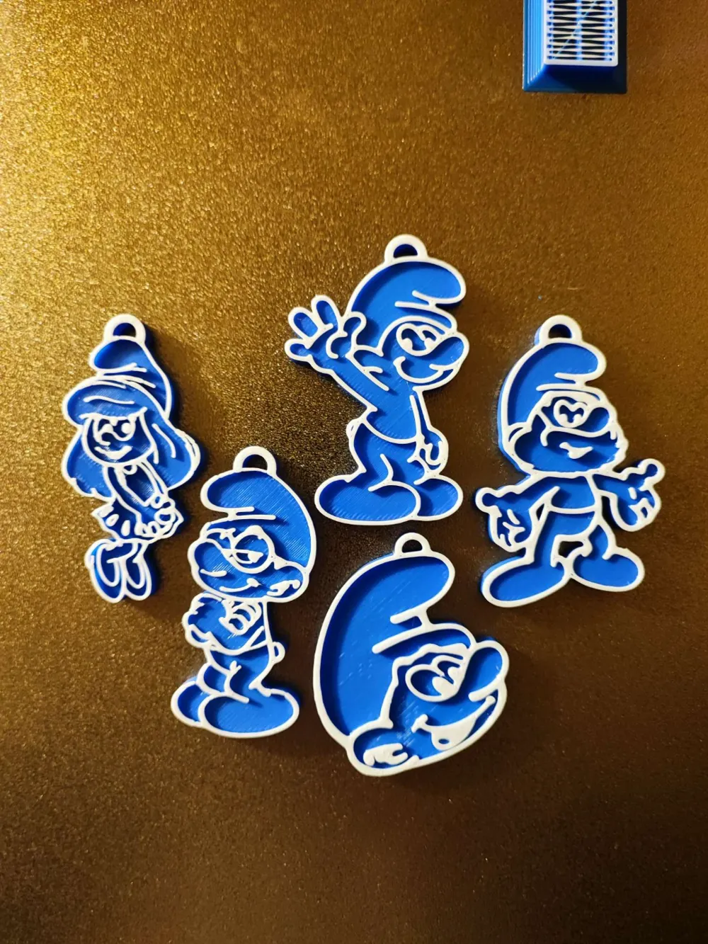 The Smurfs keychain by fikuss30 - MakerWorld