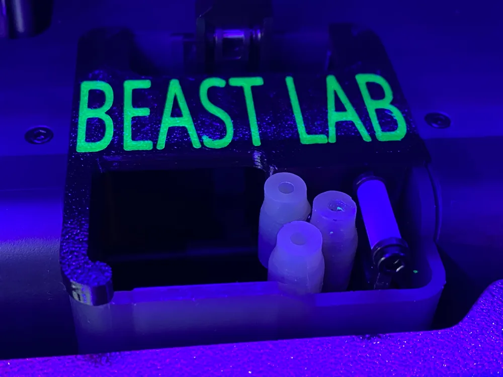 Bambu Lab P1S Nozzle Wiper With Waste Chute Cover by @Beast-Lab ...