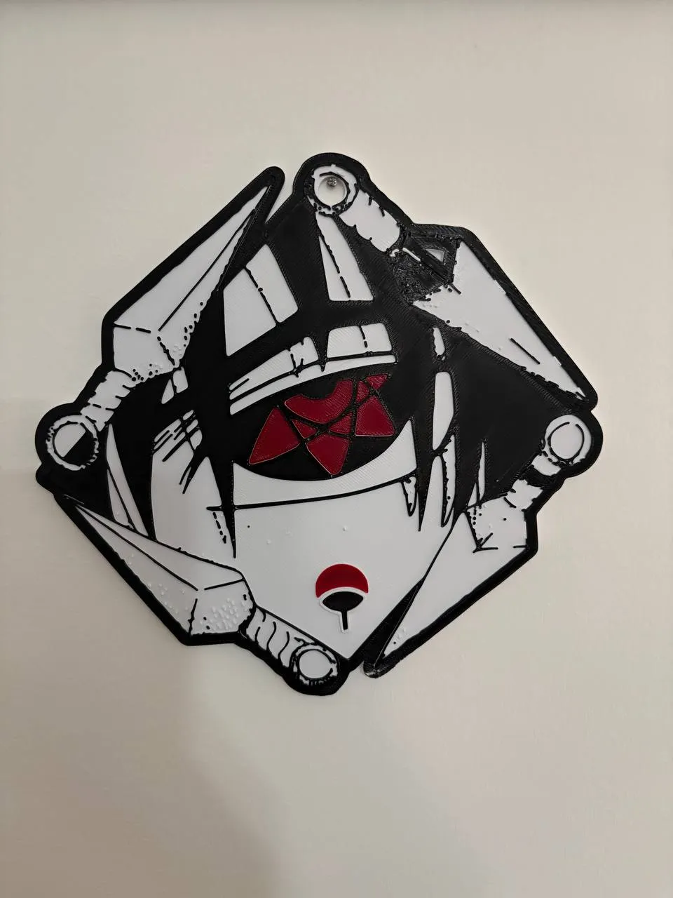 Mangekyo Sharingan with Kunai Wall Decor by 3D Print Fusion Lab ...