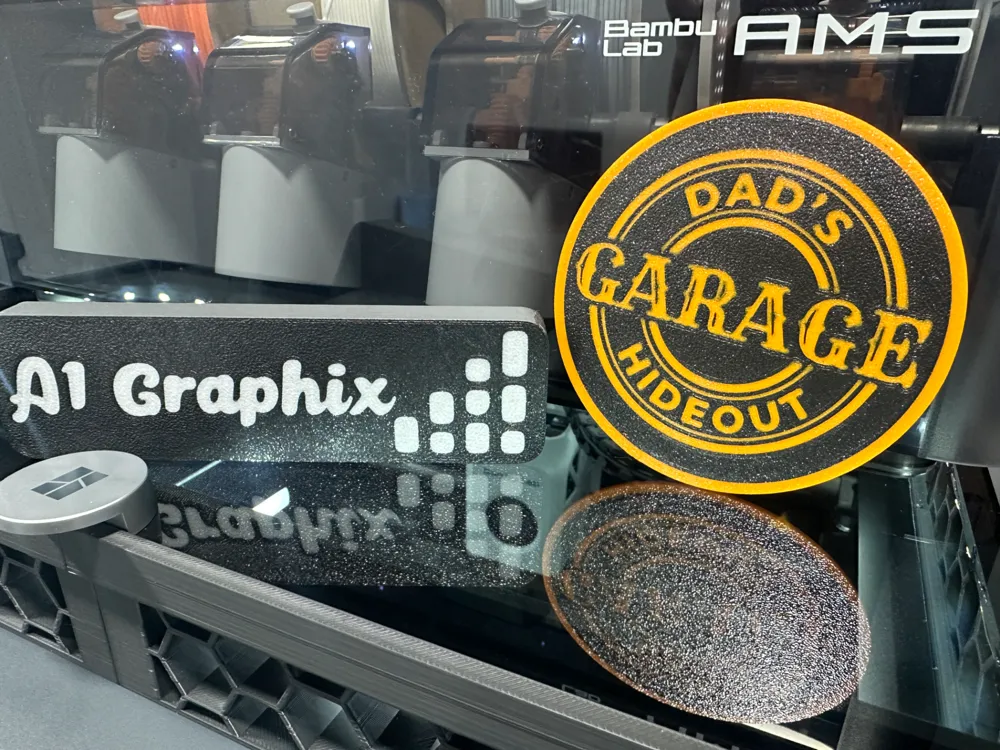 Dads Garage Hideout Coaster by A1 Graphix - MakerWorld