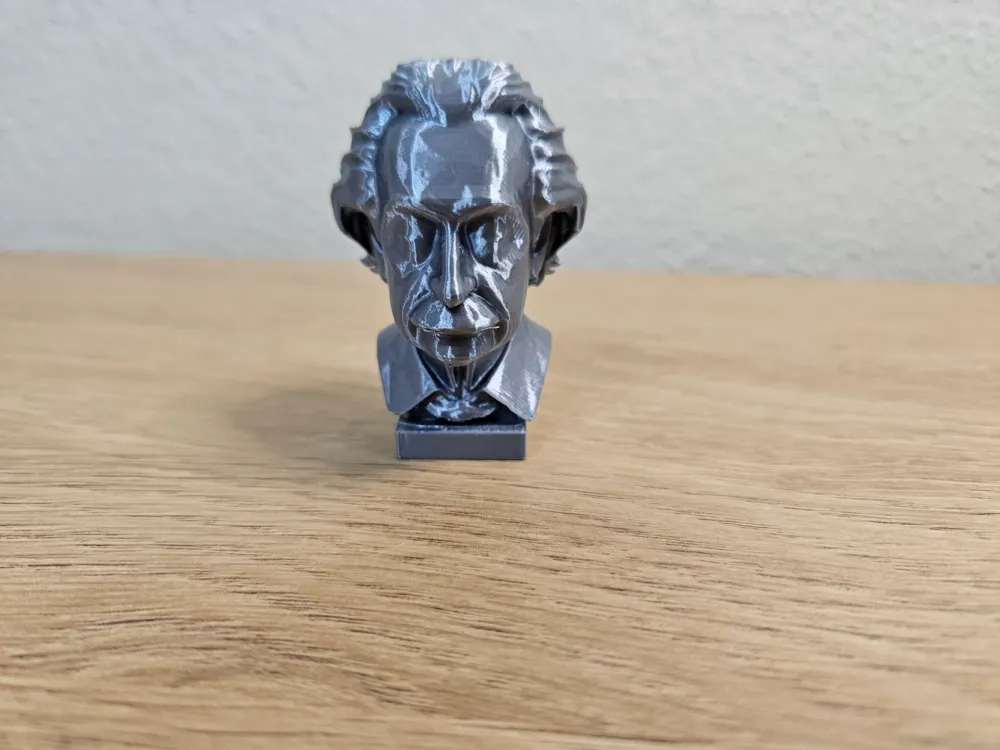 Albert Einstein Low Poly Bust by zan.kostas - MakerWorld