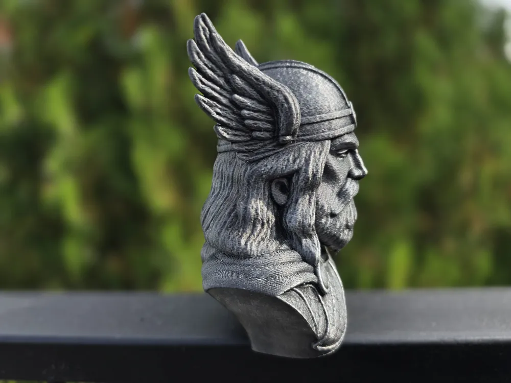 Thor – Norse God Bust - Free 3D Print Model - MakerWorld