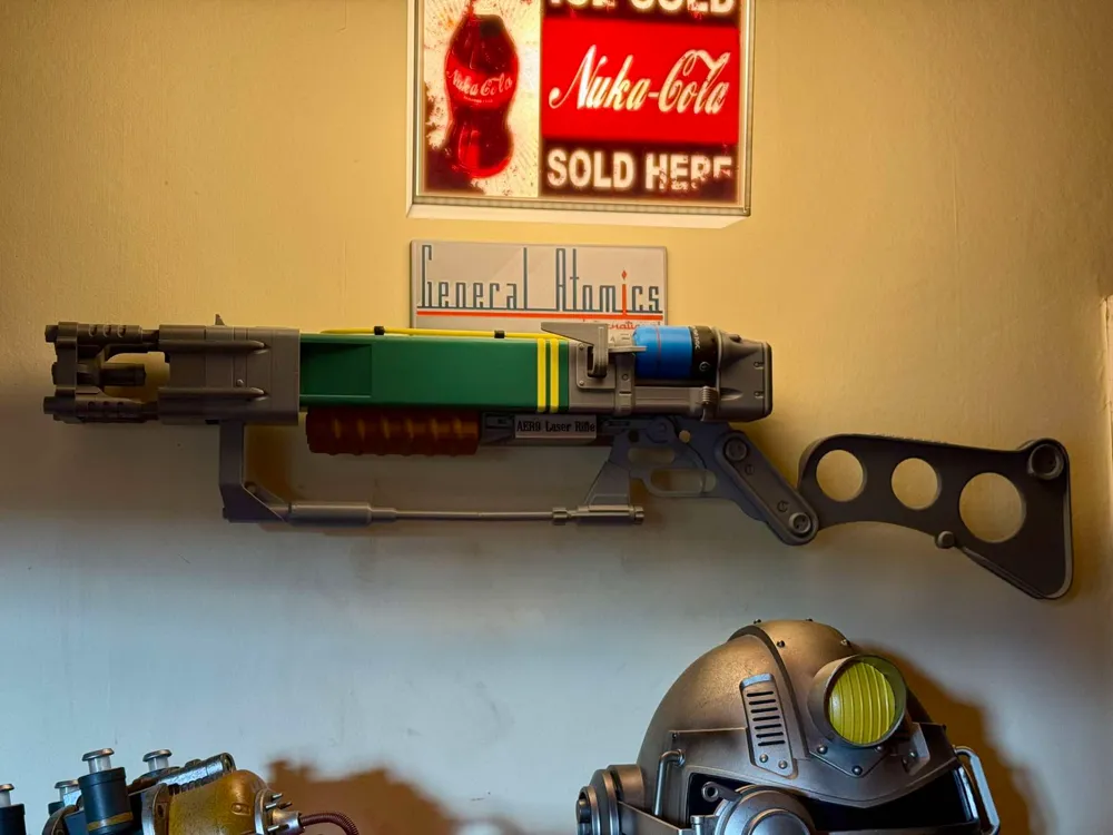 Fallout AER9 Laser Rifle Wall Mount by Faran3D - MakerWorld