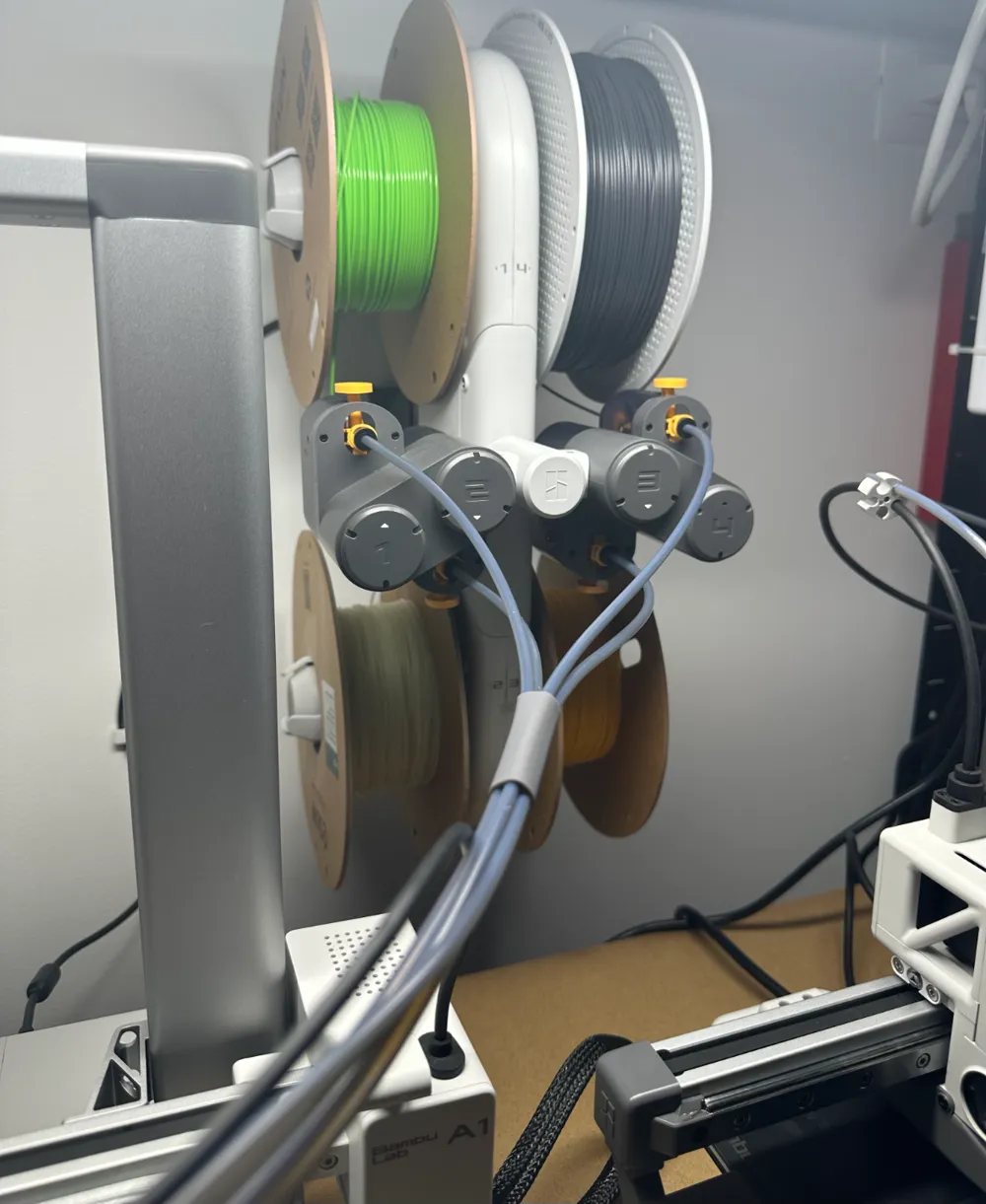 AMS Lite Wall Stand by SpagEddie - MakerWorld