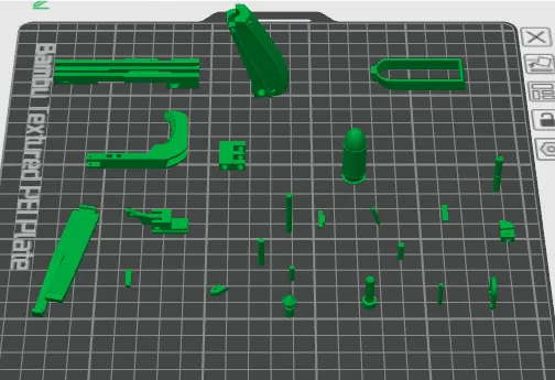 1911 Shell Ejector 1:1 Model Parts 8 Bullet Model Blowback Mechanism Power Loading Device by Mr ...