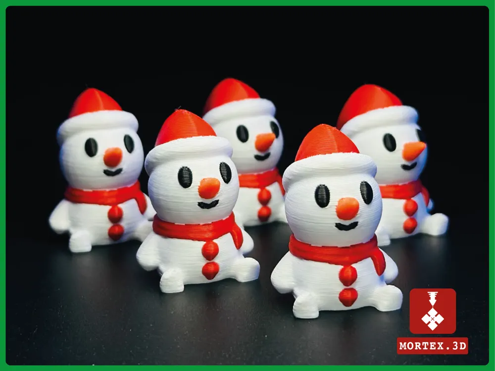 Snowman Christmas minifigure - Free 3D Print Model - MakerWorld