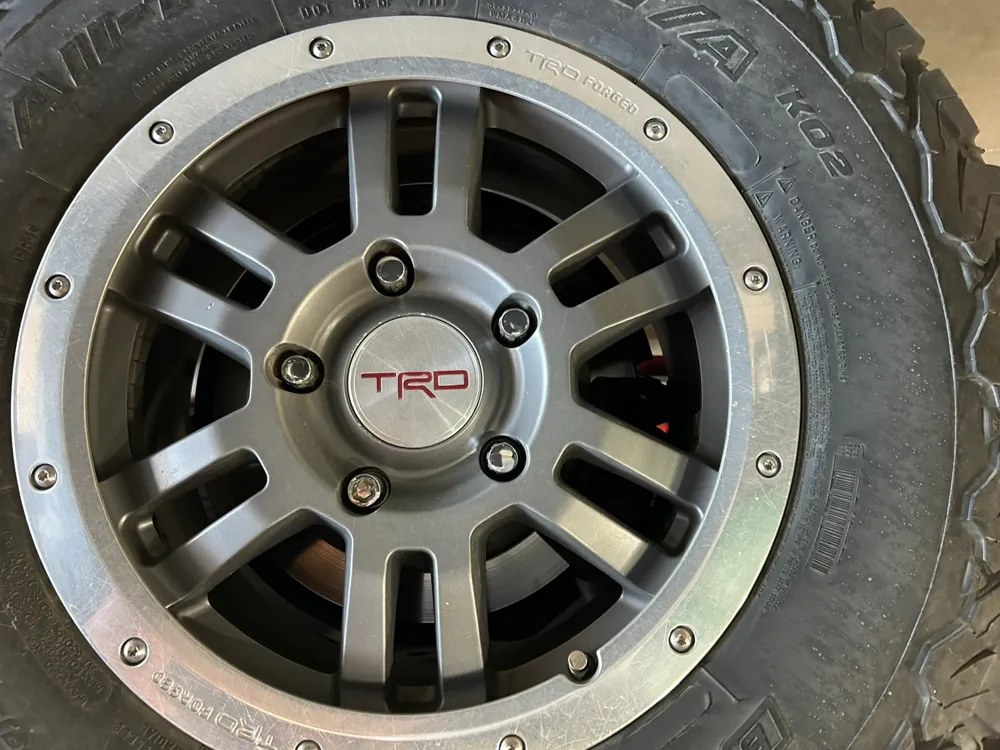 TRD Rock Warrior 85mm Wheel Cap by Moto20 - MakerWorld