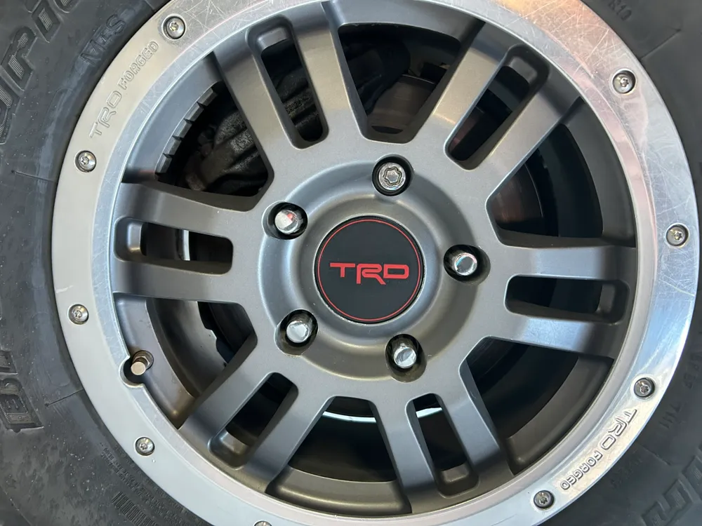 TRD Rock Warrior 85mm Wheel Cap by Moto20 - MakerWorld
