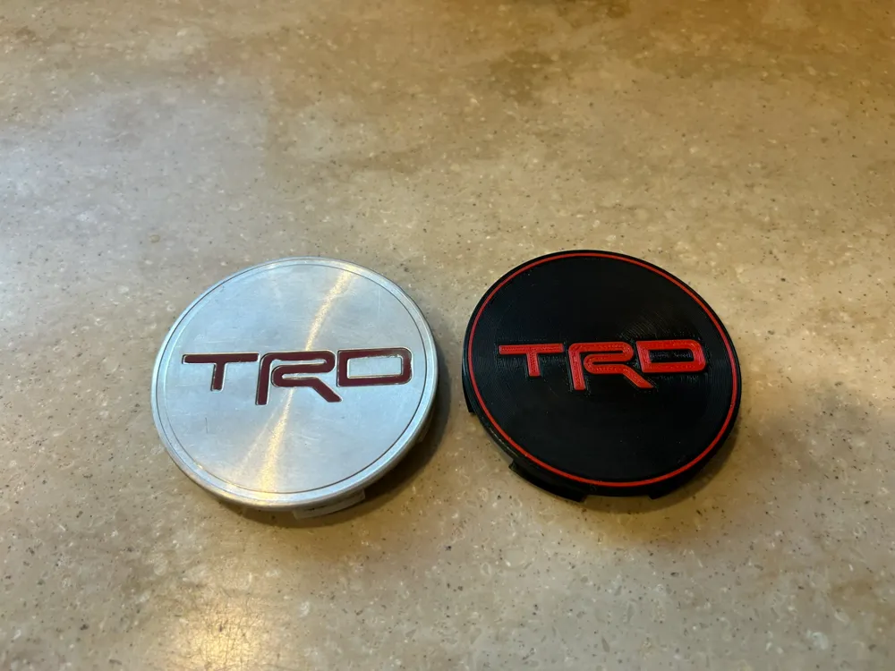 TRD Rock Warrior 85mm Wheel Cap by Moto20 - MakerWorld