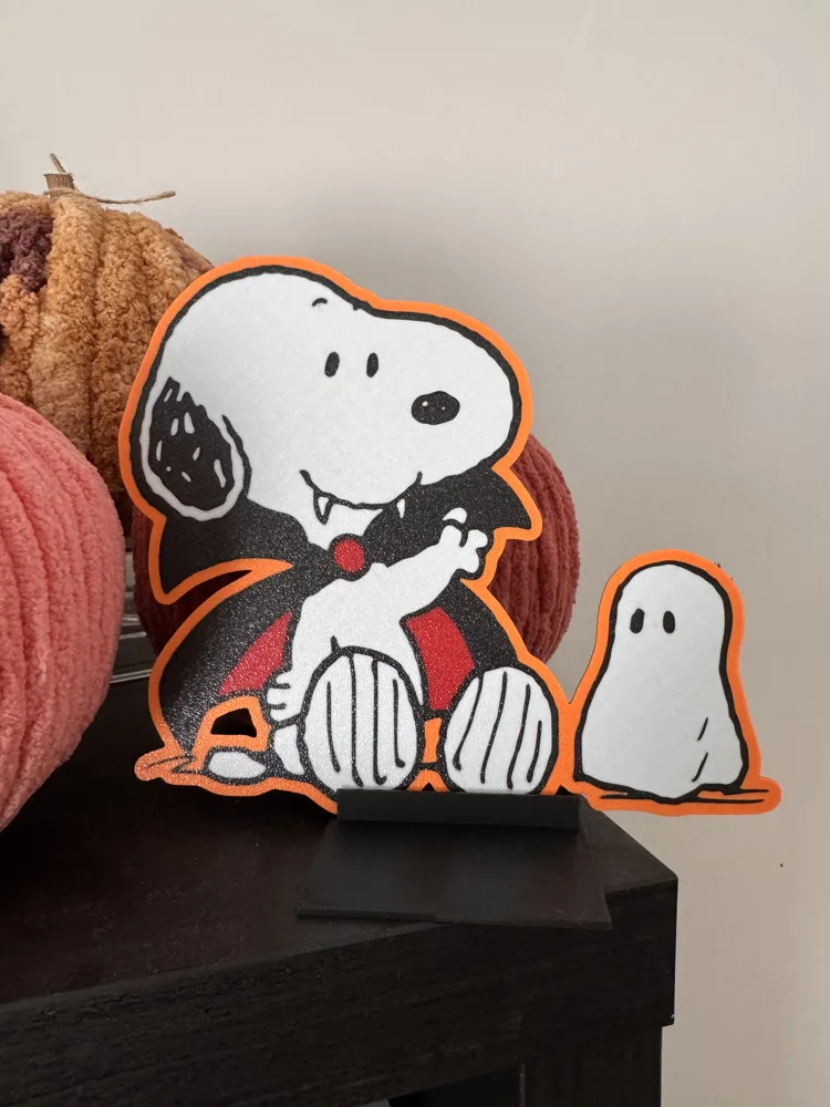 Snoopy Vampire Halloween by Broncosfreek16 MakerWorld: Download Free 3D ...