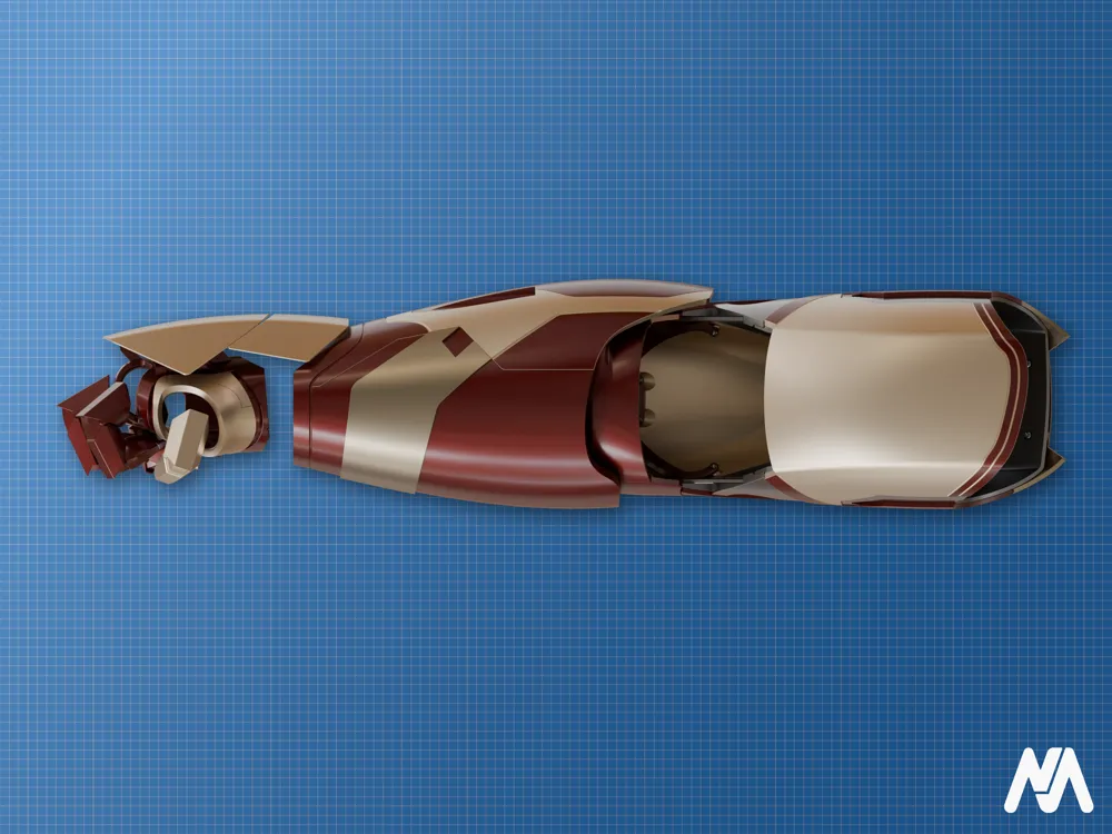 Articulated Iron Man arm - Free 3D Print Model - MakerWorld