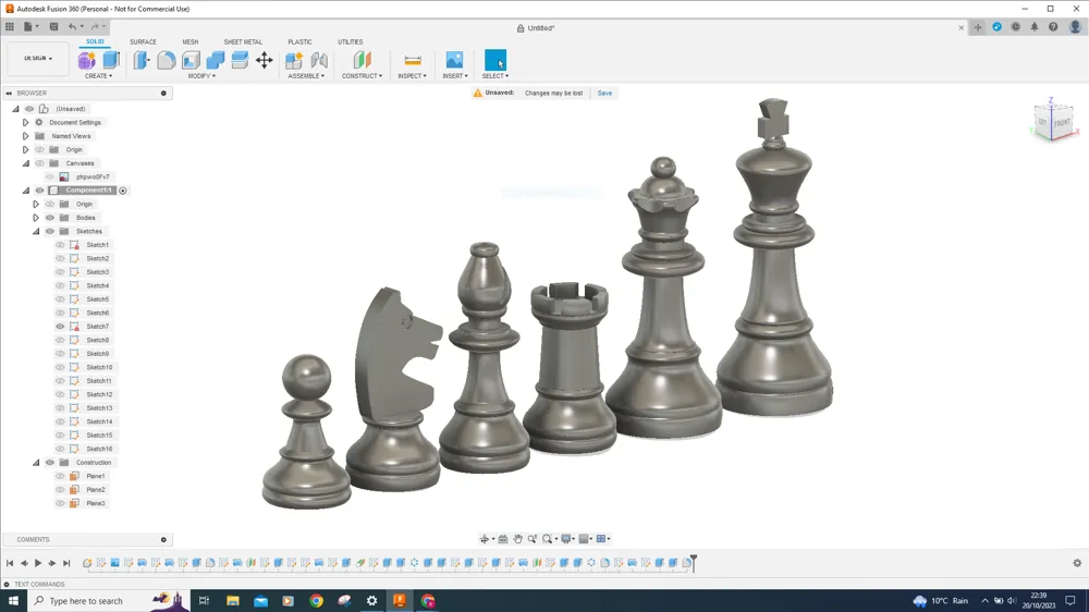 Fusion 360 Designed Chess Pieces by kevr102 - MakerWorld