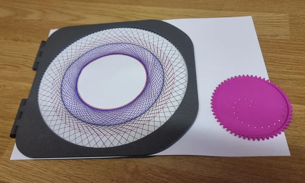 Spirograph A4 Edition - Free 3D Print Model - MakerWorld
