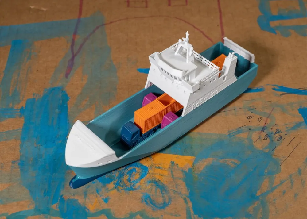 RoRo Line a Roll on Roll off ship by vandragon_de - MakerWorld