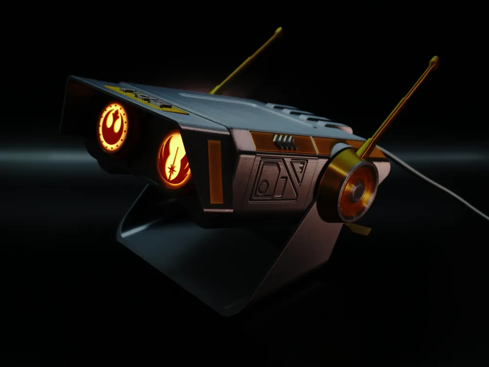 Star Wars - BD-1 Droid Desk Lamp by 3D Paint Lab MakerWorld: Download ...