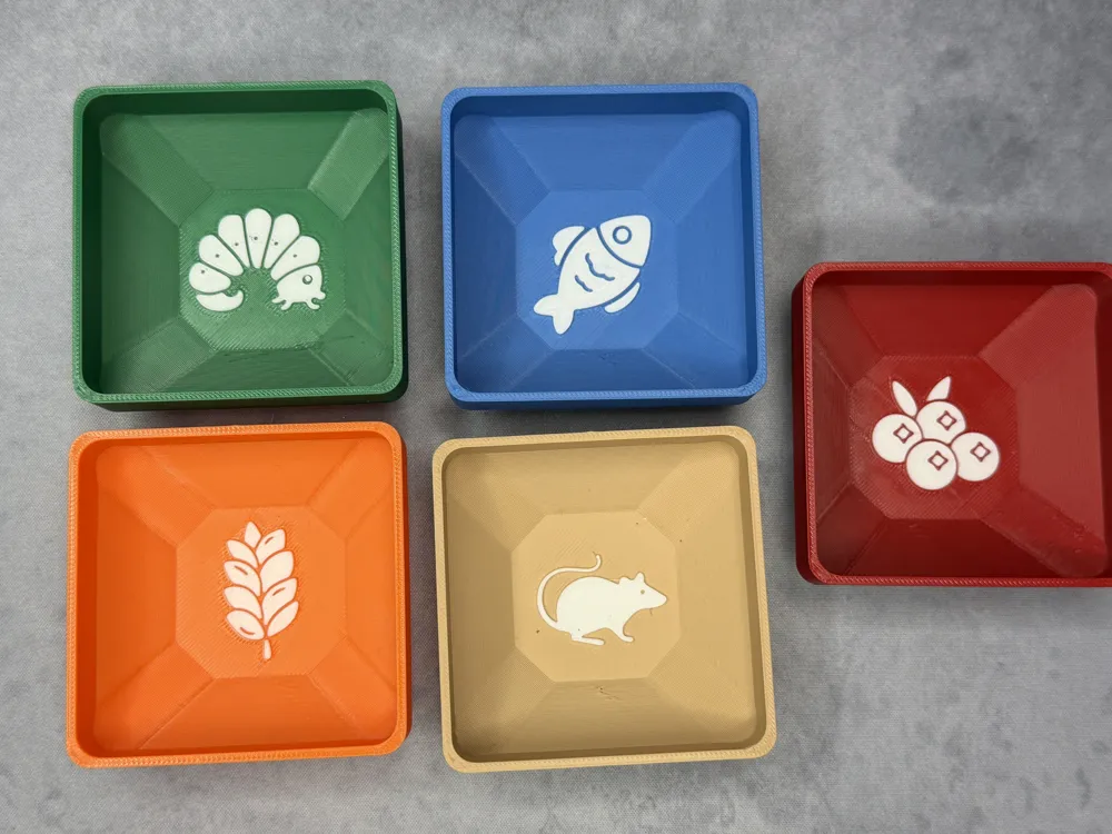 Wingspan Board Game Stackable Token Pots by Print&Play MakerWorld ...