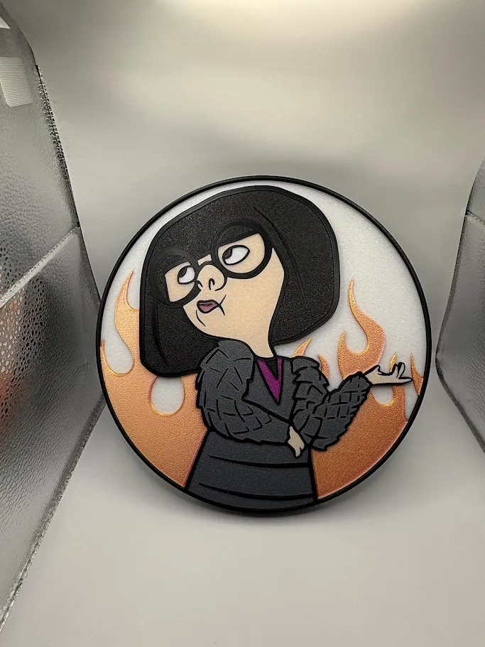 Edna "E" Mode from Pixar's The Incredibles NO AMS - Free 3D Print Model ...