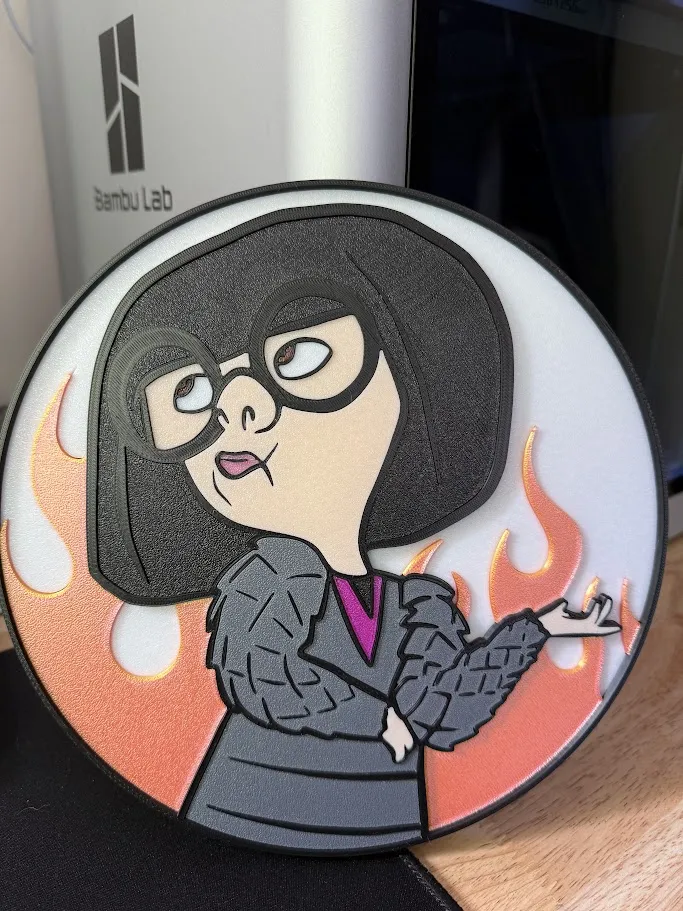 Edna "E" Mode from Pixar's The Incredibles NO AMS - Free 3D Print Model ...