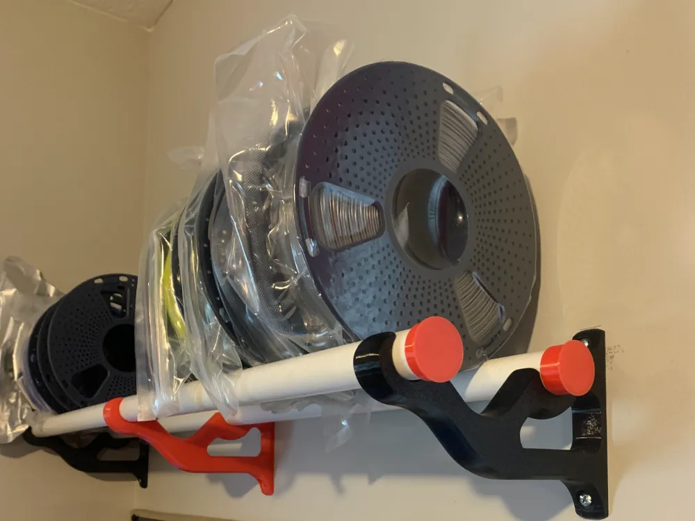 Filament shelf bracket_end caps by Hrv_Tagz MakerWorld: Download Free ...