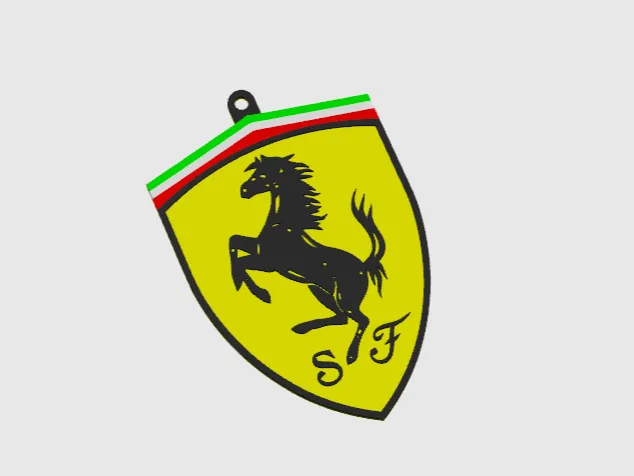 Scuderia Ferrari Keychain by francescobra - MakerWorld