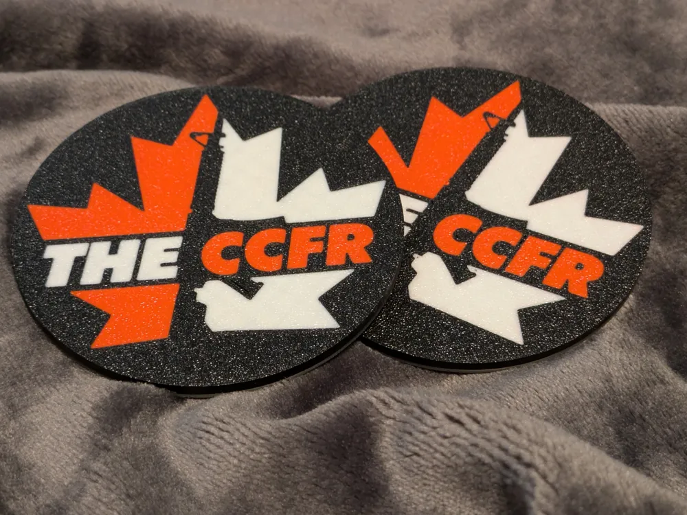 CCFR Coasters - Free 3D Print Model - MakerWorld