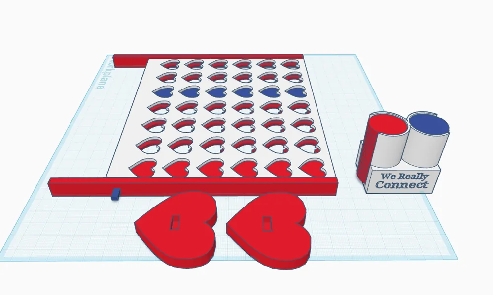 Valentine Connected Hearts Game Valentines Gift by ssweat - MakerWorld