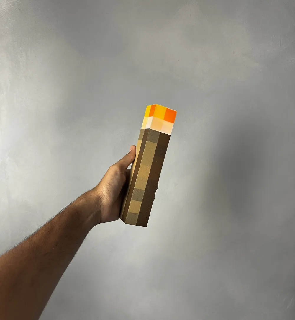 Minecraft Torch - Free 3D Print Model - MakerWorld
