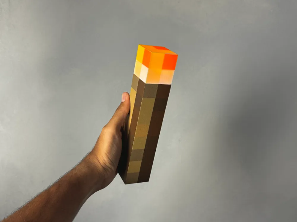 Minecraft Torch - Free 3D Print Model - MakerWorld