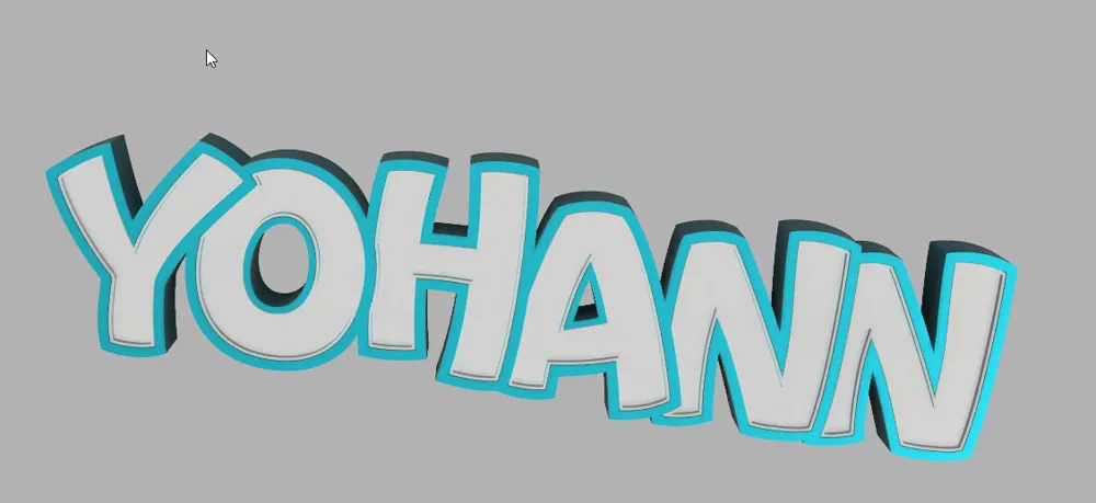 prenom personaliser Yohann by didoucrazyfrog11 - MakerWorld