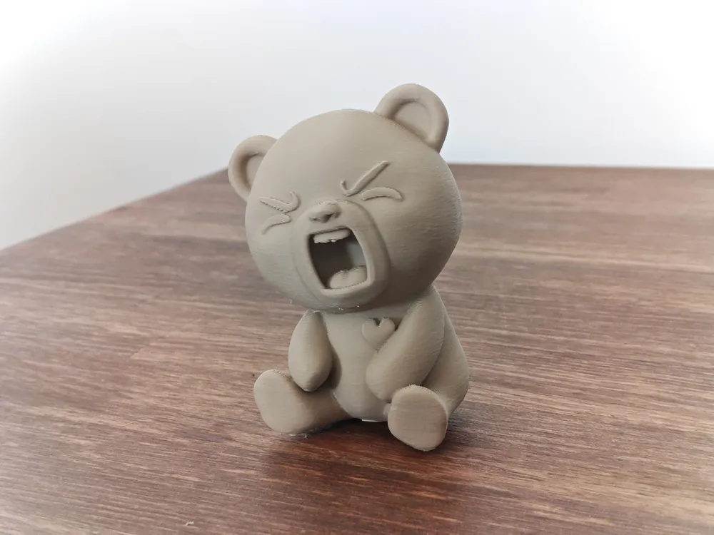 Teddy Bear Frustration – Emotion Learning Toy - Free 3D Print Model ...