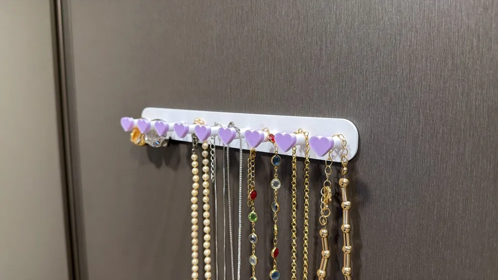 Necklace Holder Heart - Free 3D Print Model - MakerWorld