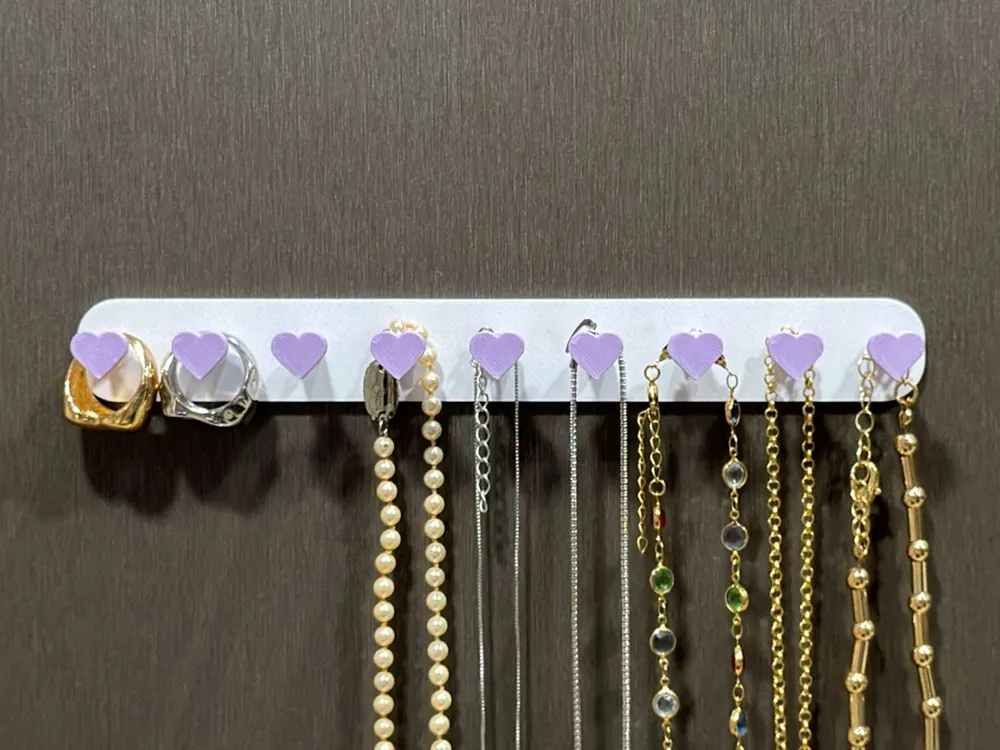 Necklace Holder Heart - Free 3D Print Model - MakerWorld