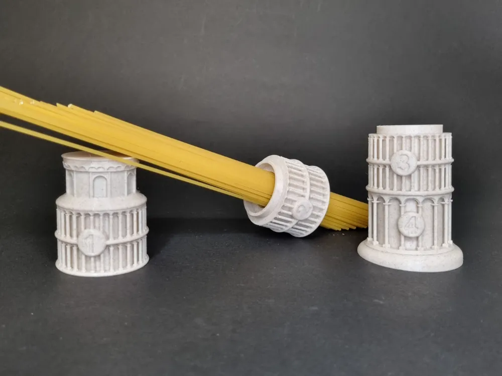 SPAGHETTI TOWER PISA - Free 3D Print Model - MakerWorld