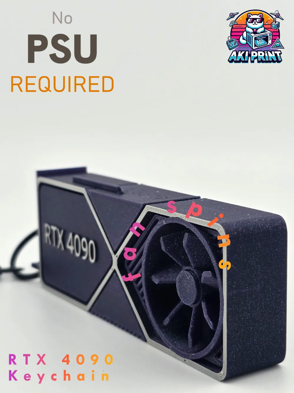 RTX 4090 Keychain - Free 3D Print Model - MakerWorld