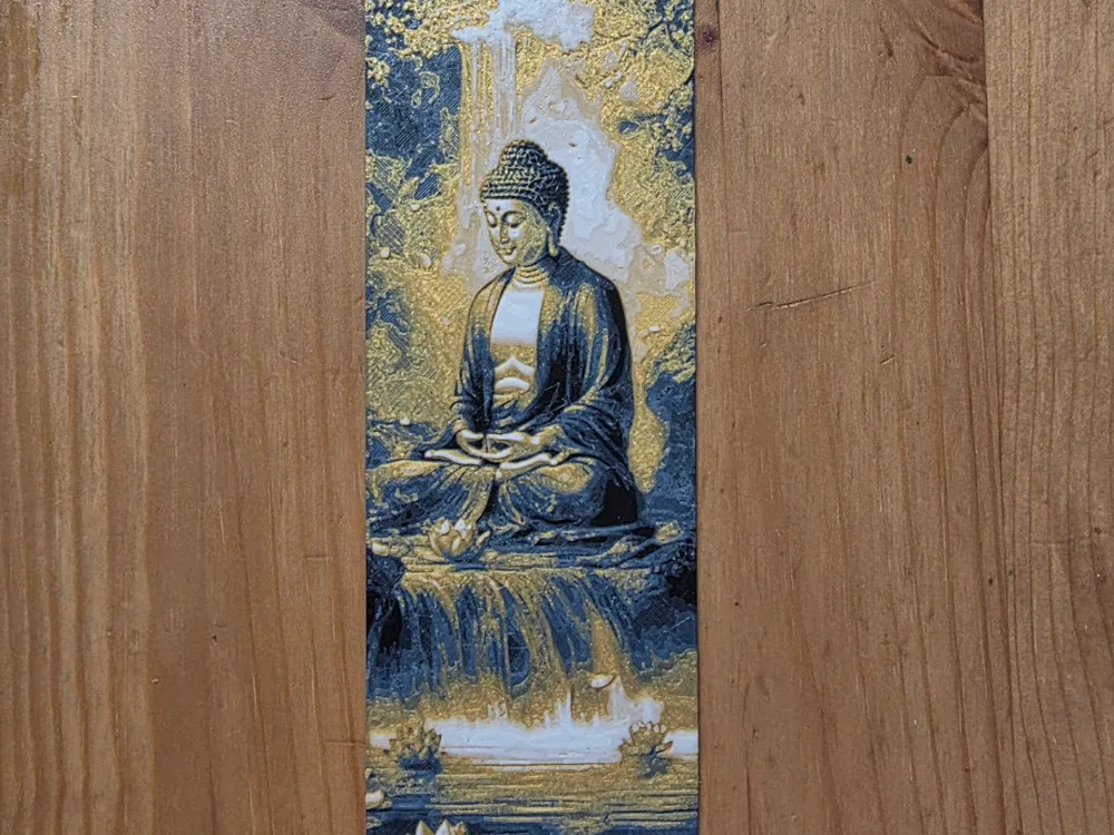 Buddha Bookmark - Free 3D Print Model - MakerWorld