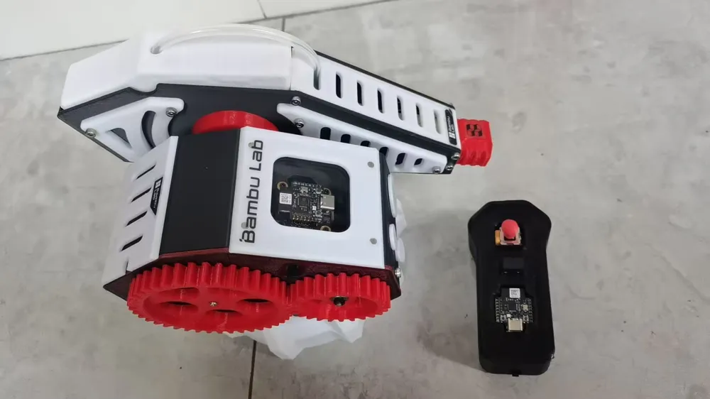 RC Desktop Turret - ADS by 迪创工作室 MakerWorld: Download Free 3D Models