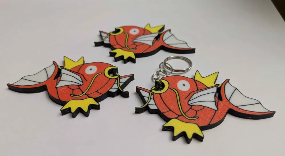 Magikarp Keychain by Vec4 MakerWorld: Download Free 3D Models