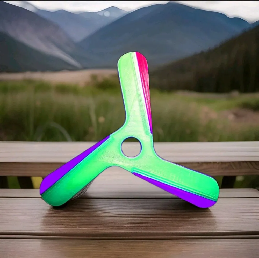 3-Blade Boomerang (returns overhead) - Free 3D Print Model - MakerWorld