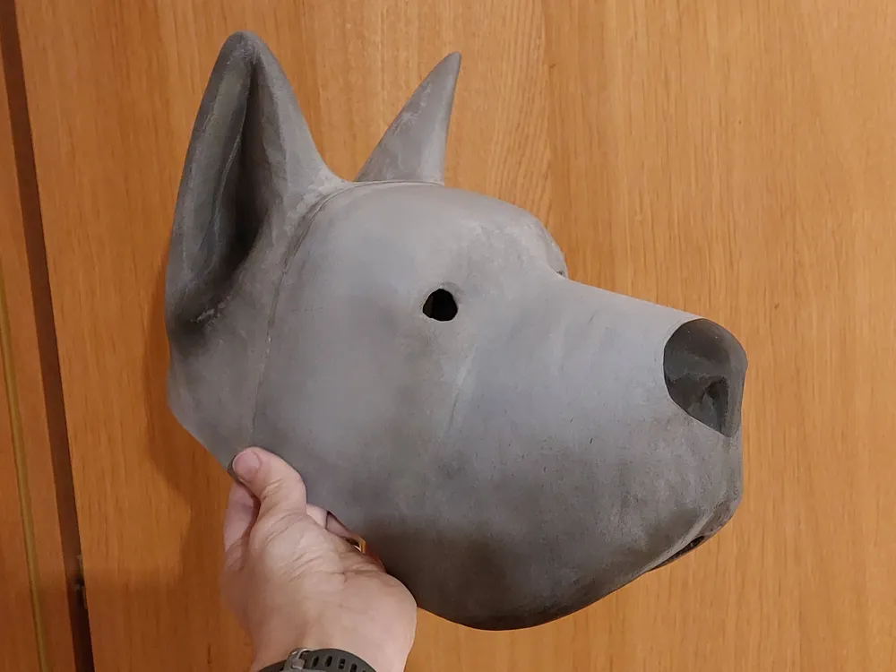 Great Dane dog mask for kids Remixed by munu - MakerWorld