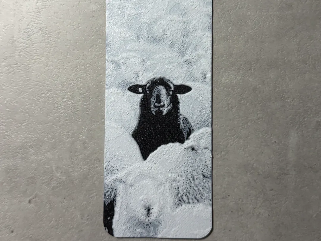Black Sheep Bookmark - Free 3D Print Model - MakerWorld