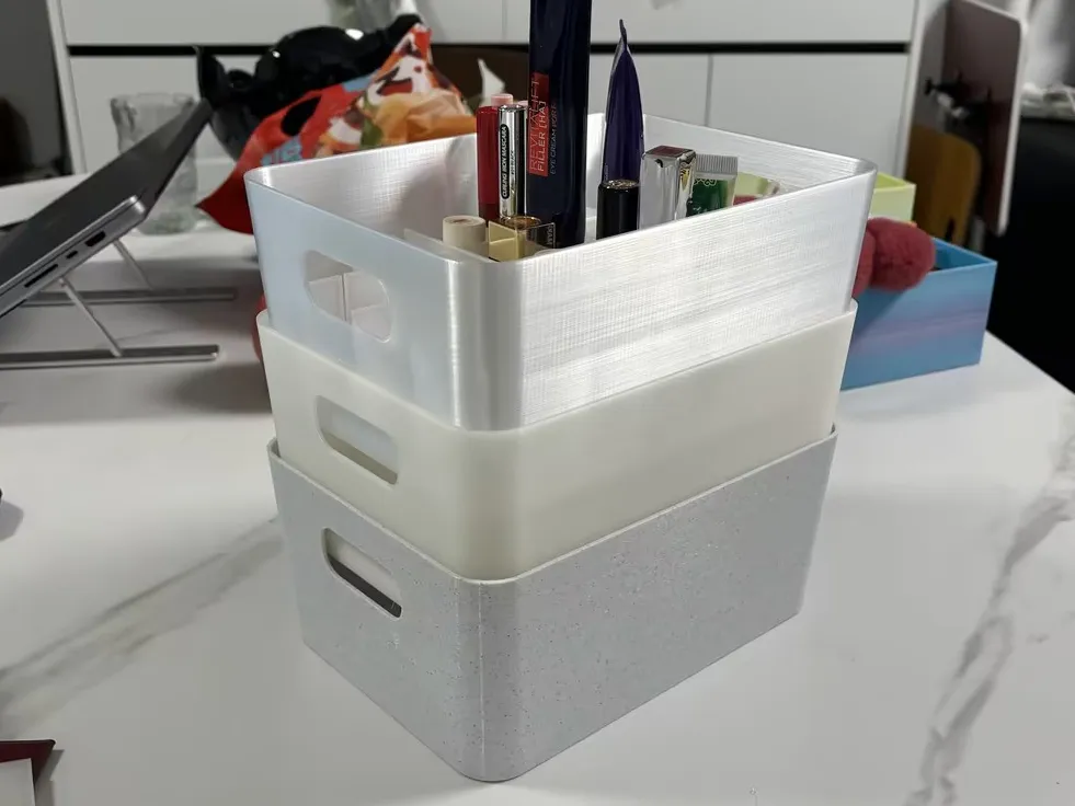 Modular Stackable Rounded Storage Boxes by 红领巾 - MakerWorld