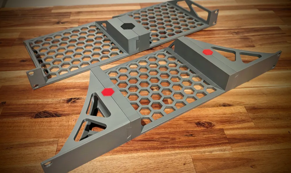 1U Micro Lenovo, Dell, HP, NUC Rackmount Tray - Free 3D Print Model ...