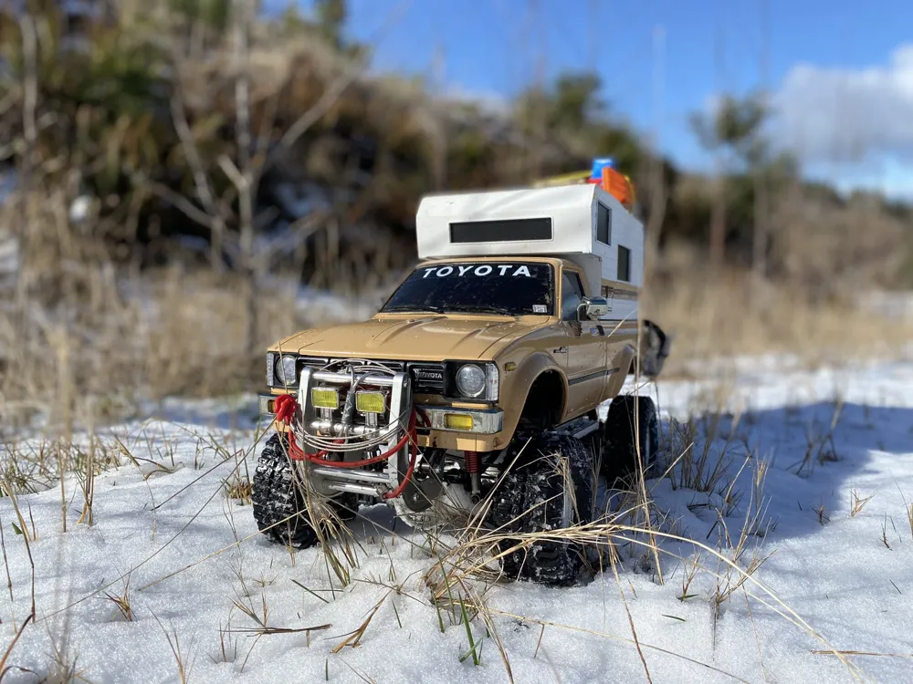 Camper for Tamiya RC Toyota Hilux High Lift by DaTryhard22 MakerWorld ...