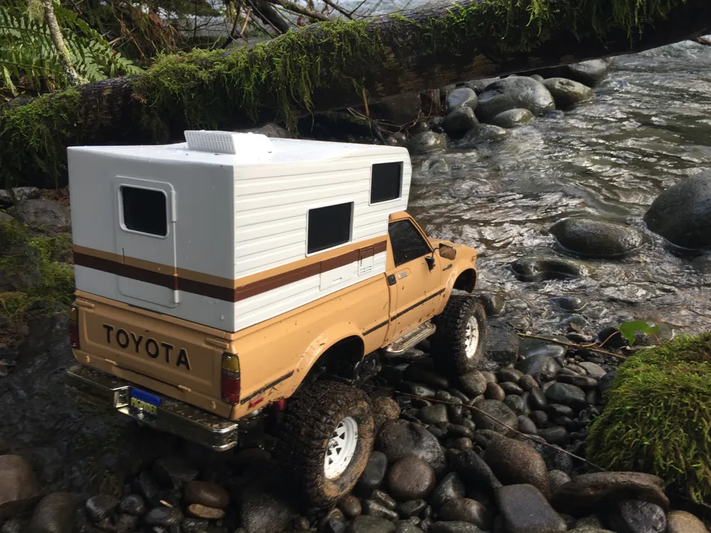 Camper for Tamiya RC Toyota Hilux High Lift - Free 3D Print Model ...