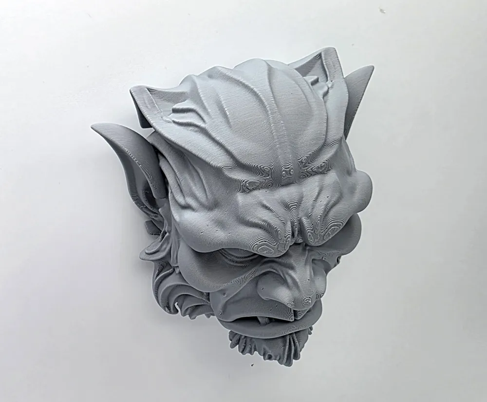 Scowling Gargoyle Face - Wall Mount by Triple G Workshop MakerWorld ...